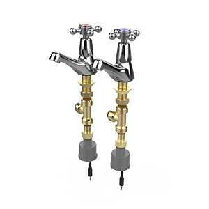 Taps and outlets | Anti-ligature and Anti-vandal taps | Wallgate